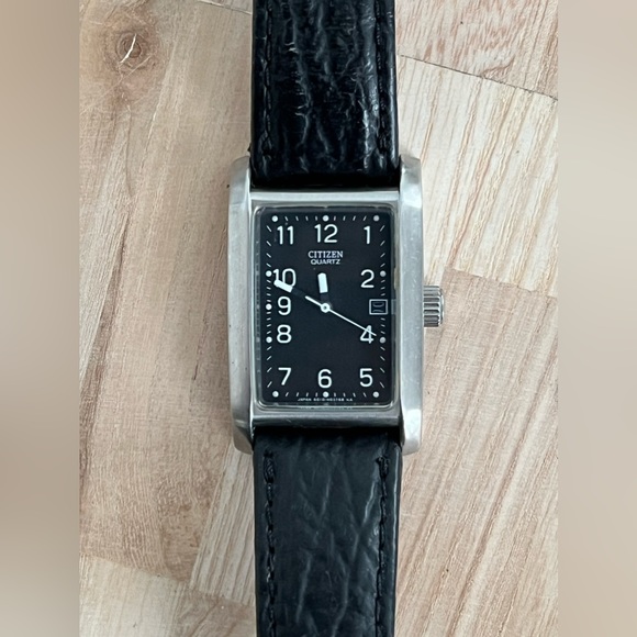 Citizen | Accessories | Citizen Mens Watch Black Dial Date Window Black ...